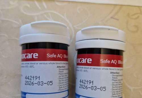 Тест полоски sinocare safe AQ 50 шт
