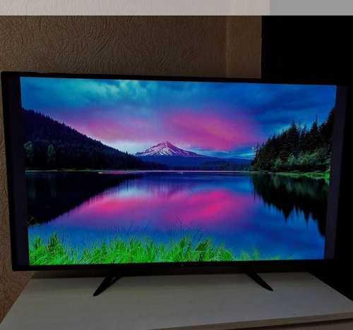 40" (101 см) LED-телевизор dexp черный бу