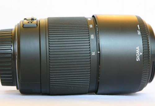 Sony A Sigma 70-300mm f4-5.6 DG OS+Бленда+Коробка+