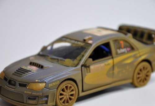 Модель автомобиля Subaru Impreza WRC 2007 металл