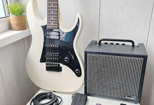 Электрогитара Ibanez GRX55 +комб Ibanez +комплект