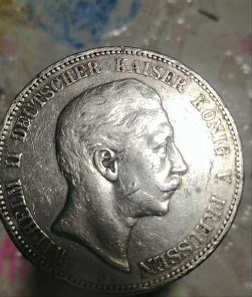 Германия 5 марок 1907г