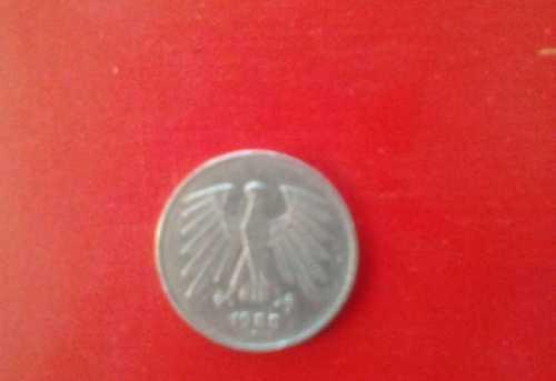 5 марок монеты (Германия, 1985)
