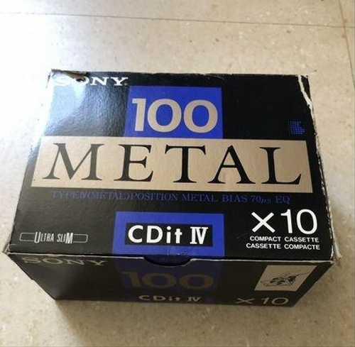 Аудиокассеты sony Metal CDit IV
