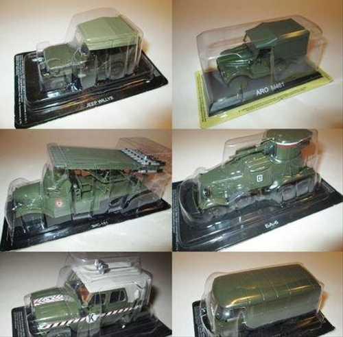 Модели Военные автомобили 1-43