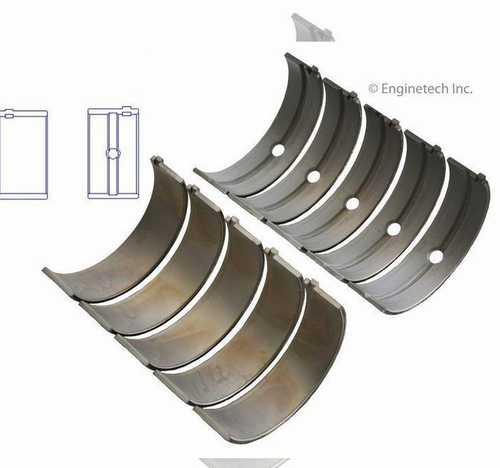 Вкладыши коленвала коренные (+0.25) Hemi 68046262