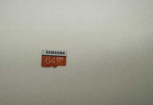 Карта памяти MicroSD Samsung EVO