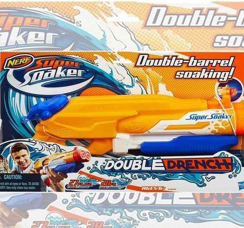 Бластер nerf double drench водный