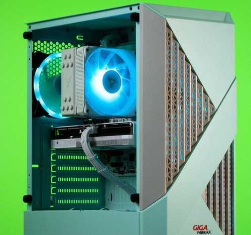Игровой пк enigma379 RTX 3060 12GB NEW i5-12400F Evesky firerose F3-A green