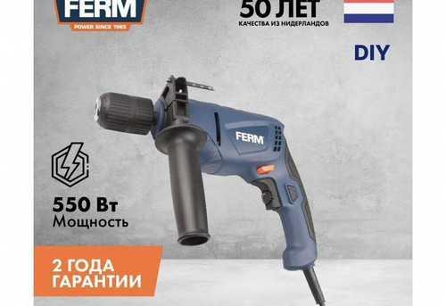 Дрель ударная новая ferm PDM1051