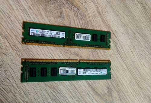 Оперативная память DDR3 2Gb PC3-10600 1333MHz