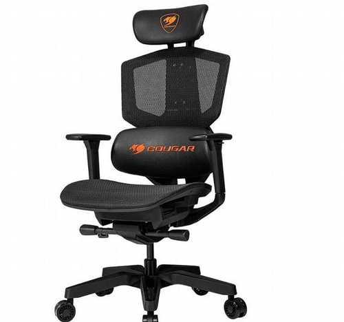 Кресло компьютерное игровое Cougar argo One Black-Orange