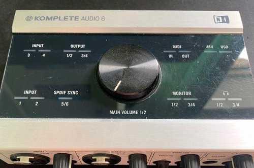 Komplete audio 6 аудио карта