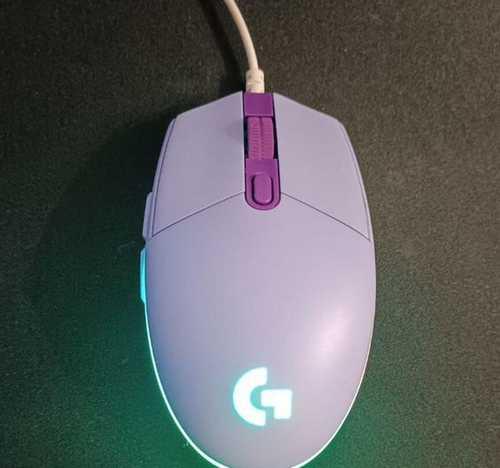 Игровая мышь logitech g102 lightsync фиолетовая