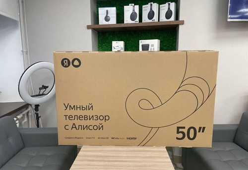 Телевизор Яндекс с Алисой 50" 4K Ultra. Новый