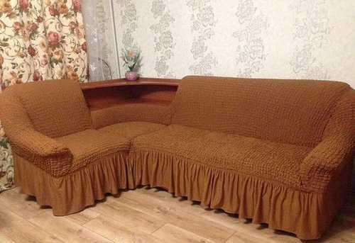 Чехол на угловой диван