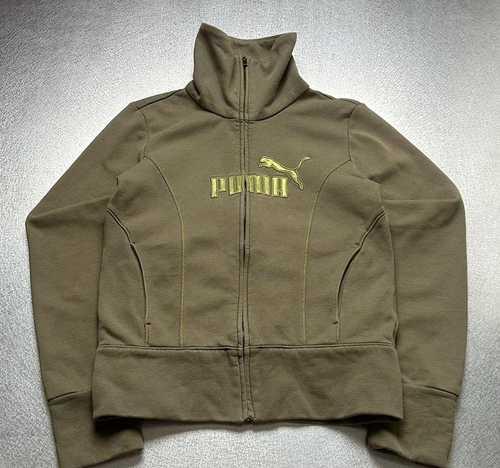 Винтажная кофта на молнии puma y2k