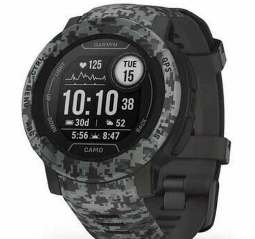 Часы Garmin Instinct 2 Graphite Camo 010-02626-03