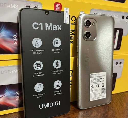 Смартфон Umidigi C1 Max 6/128Gb Новый EU