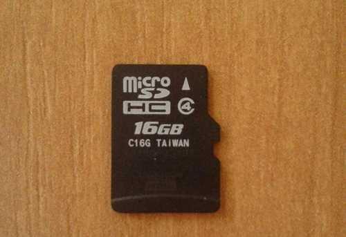 Карта памяти Goodram microSD 16GB Class 4