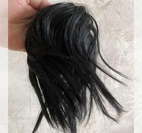 Шиньон резинка из синтетических волос