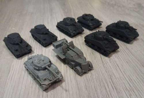 Модели танков 1/100