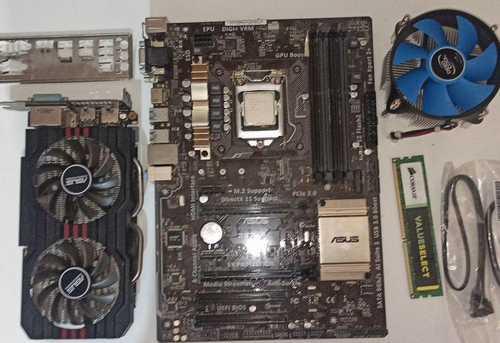 Asus Z97-P + 8GB DDR3 + I3-4150 + GTX660