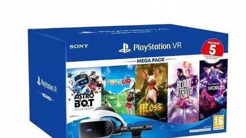 Sony PS VR Mega Pack #2 4 Игры