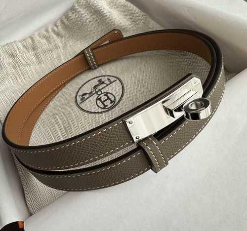 Ремень Hermes Kelly etoupe