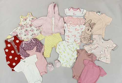 Пакет одежды для новорожденной девочки 56