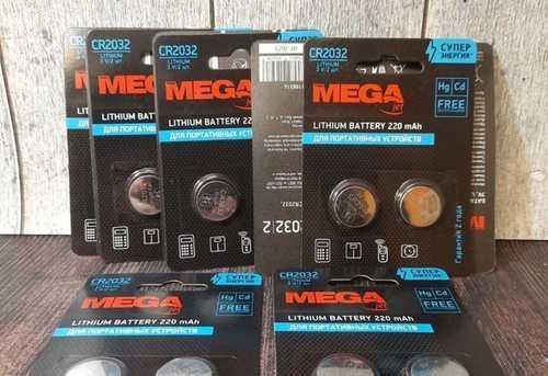 Батарейки mega CR2032