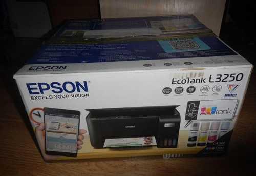 Мфу струйный Epson L3250 цветная печать, A4