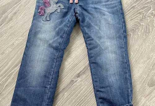 Джинсы на флисе утепленные Gloria Jeans 104