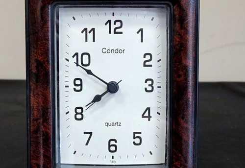 Часы настольные кварцевые Condor с будильником