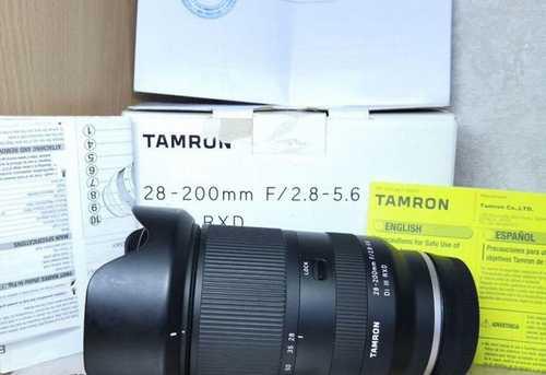 Sony E Tamron 28-200mm f2.8-5.6 Di III RXD+Коробка