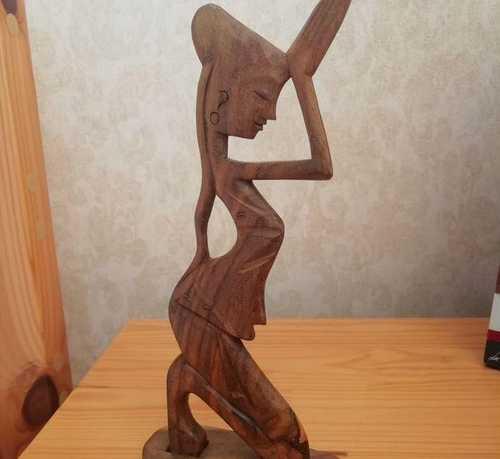 Статуэтка Девушки дерево Бали
