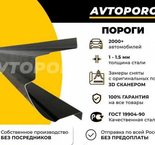 Комплект порогов кузовных и арок Toyota bB