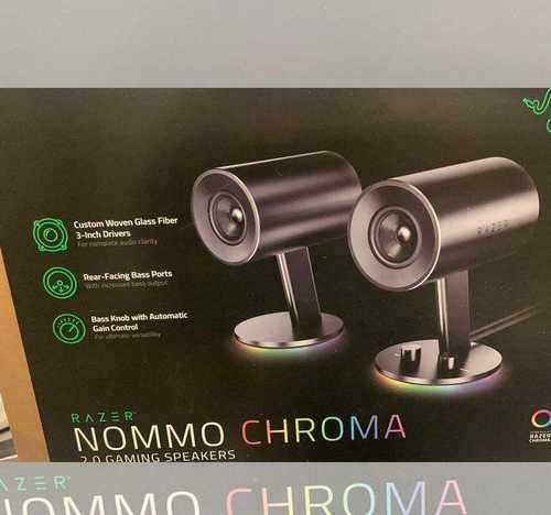 Колонки Razer Nommo Chroma черный 2.0 новые