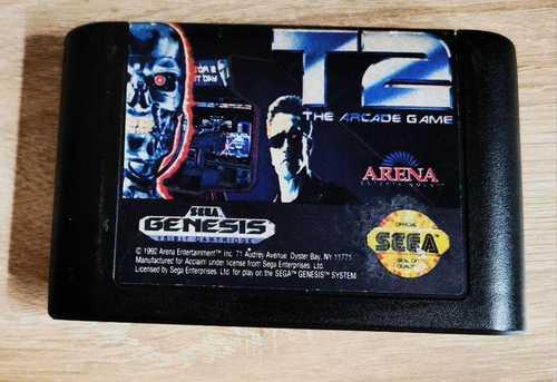 Игра Sega genesis terminator 2 arcade game лиценз