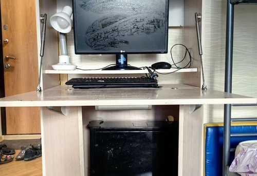 Компьютерный стол-шкаф письменный трансформер