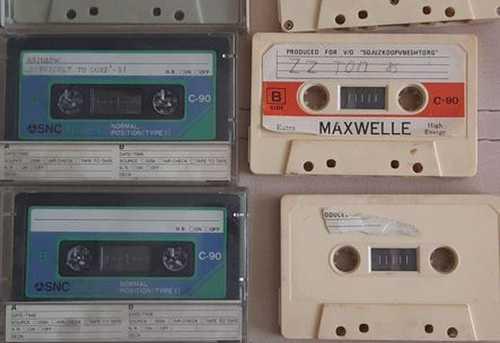 Аудиокассеты SNC HQ-1, gold star, maxwelle
