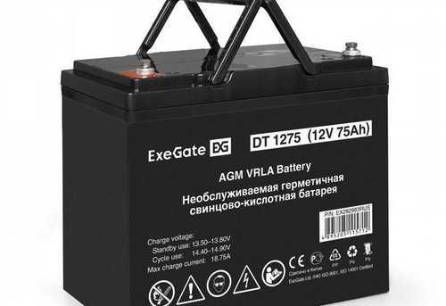Аккумуляторная батарея ExeGate DT 1275 (12V 75Ah