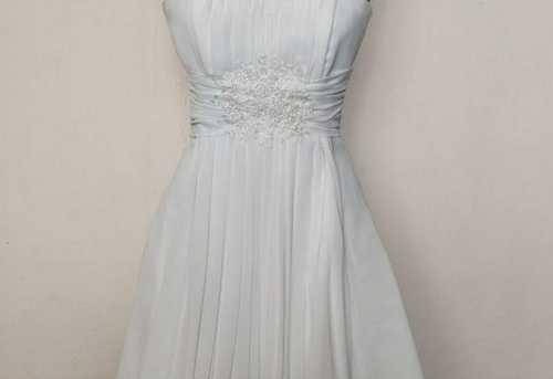 Вечернее платье белое(44размер)