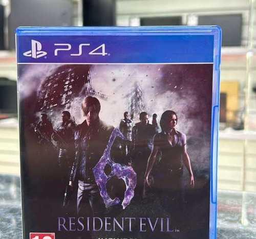 Игра диск PS 4 Sony resident evil 6