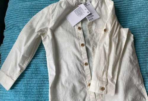 Новая рубашка с биркой h&m 92р