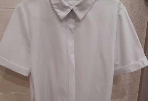 Рубашка белая для девочки 140