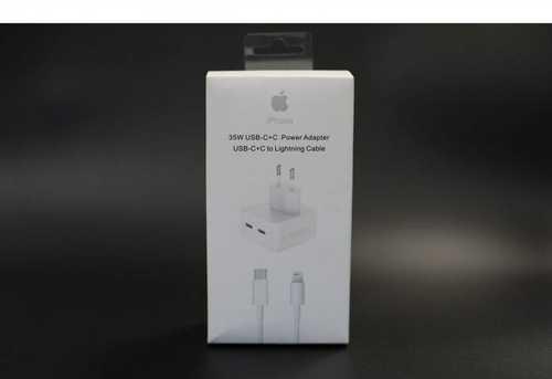 1 Адаптер Apple 35W для быстрой зарядки iPhone, 2