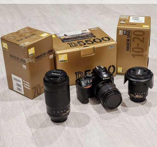 Nikon d5500 kit   объективы