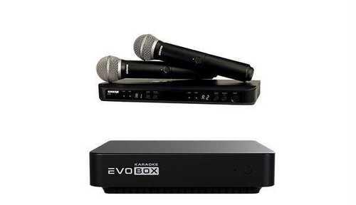 Комплект караоке на базе Evobox с микрофоном