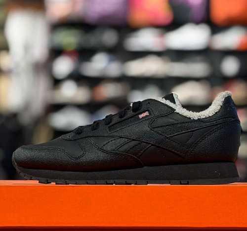 Кроссовки Оригинал Reebok Classic Leather (Осень-зима, 37.5)